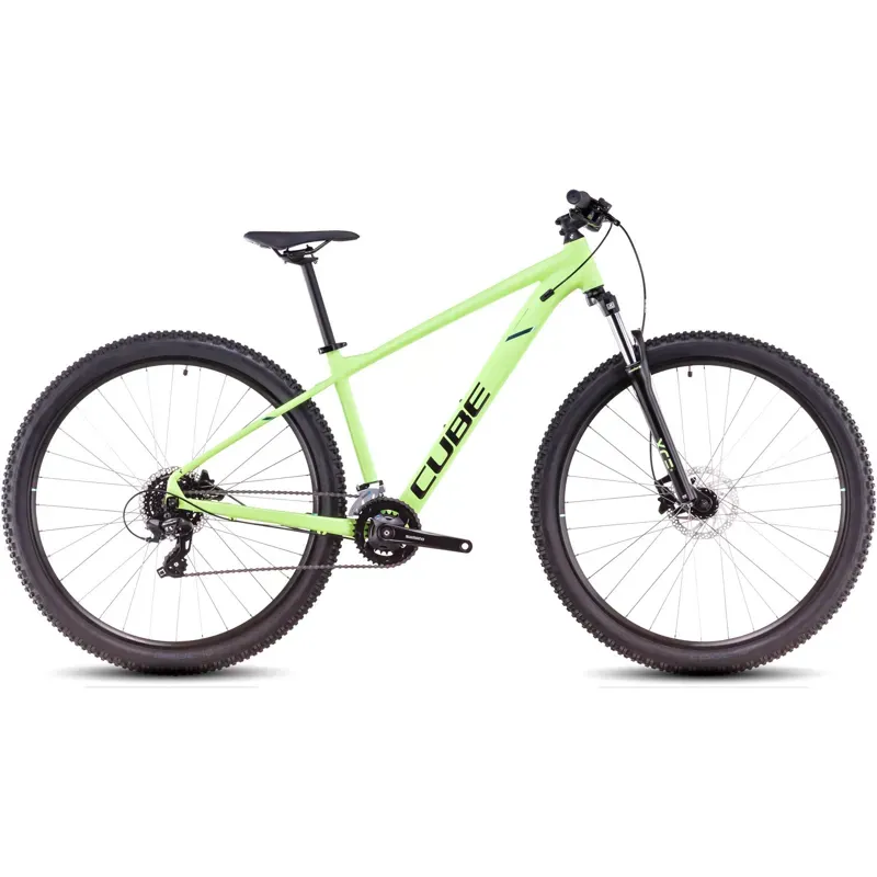 Cube Aim One Mountain Bike in Lemon Squeeze Black 2025