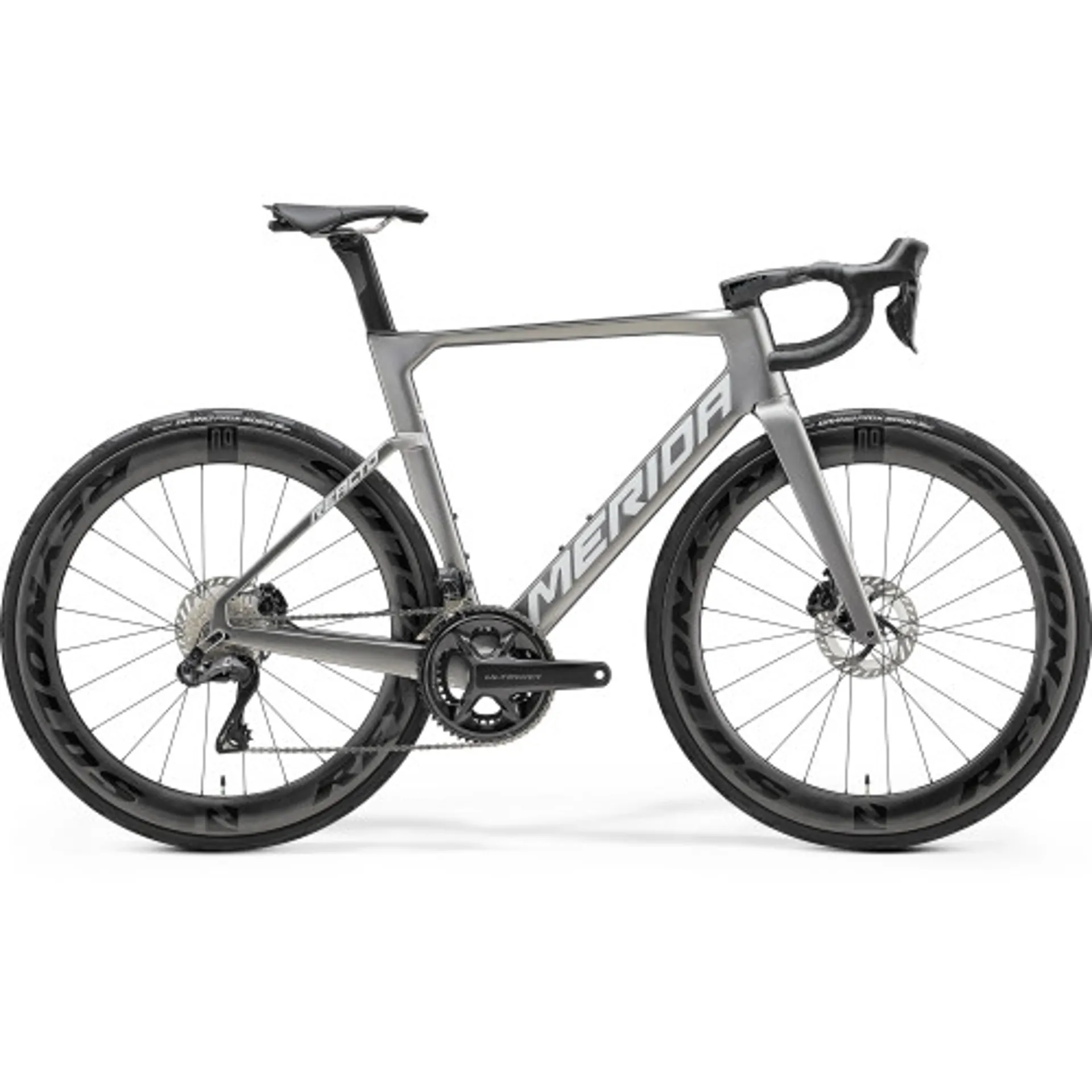 Merida Reacto 8000 Ultegra Di2 Road Bike in Gunmetal Grey 2025